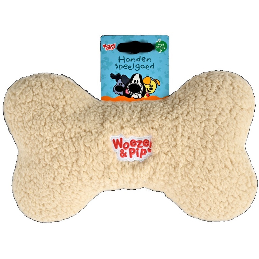 Woezel en Pip Pluche Bot met Piep - Beige - 044 1022